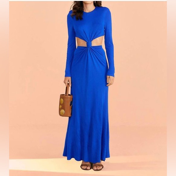 FARM Rio | Dresses | Farm Rio Knotted Cutout Maxi Dress | Poshmark